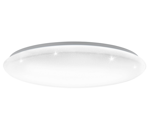 Plafoniera a led "Giron-s" bianca diametro 76cm Eglo – Brico Sapiens ...